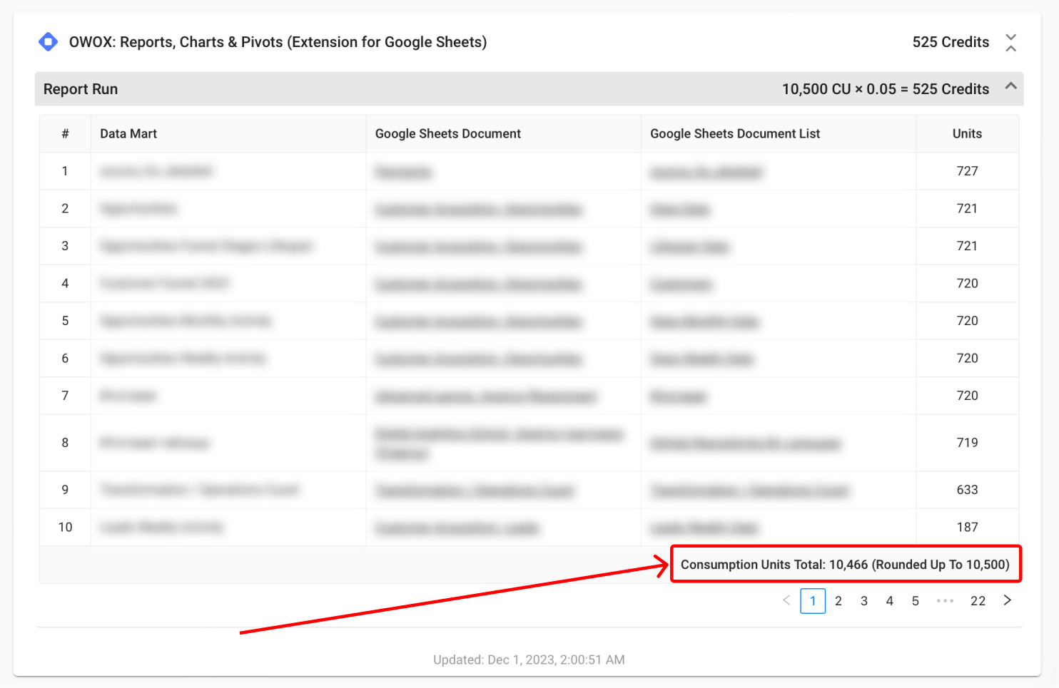 Where to Monitor Monthly Report Run Consumption? – OWOX Help Center